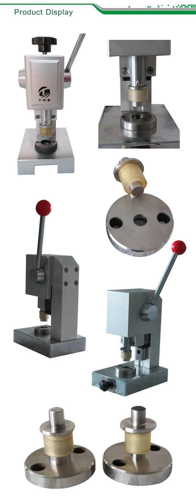 Laboratory Manual Hand Press Punching Machine For Coin Cell Electrode ...