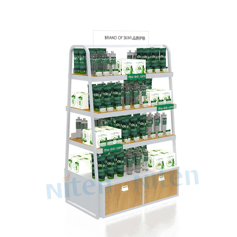 Cosmetics Shop Body Care Skin Care Products Display Stand - Buy Body ...