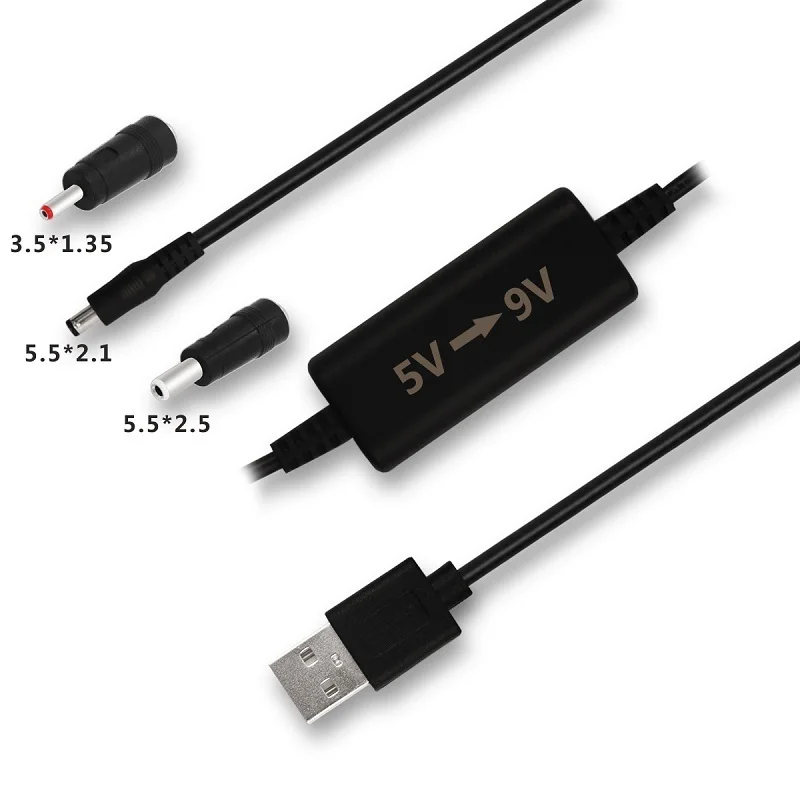 1.5m 5ft Dc-dc Converter Cable Usb 5v To 12v 0.6a 0.8a 1a Step Up ...
