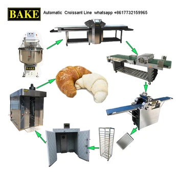 Full Automatic Bakery Croissant Maker Croissant Line Machine - Buy Full ...