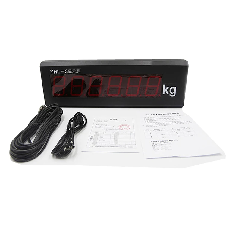 YHL Wired Weighbridge Display - Large External Screen