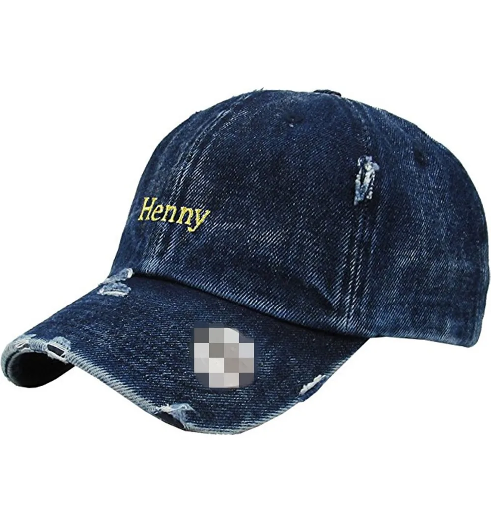Casual Wholesale Distress Custom Ripped Baseball Cap Embroidered ...
