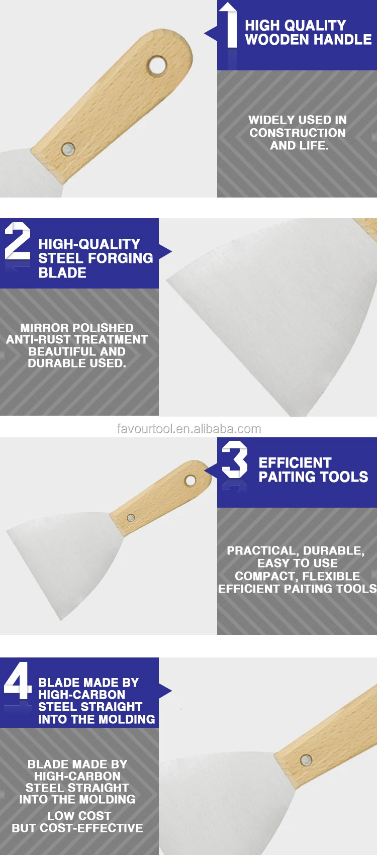 Different Types Of Paint Scraper Non Sparking Scraper Knife - Buy ...