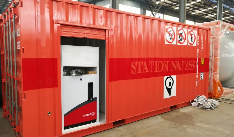 21000l Containerized Above Ground Bulk Fuel Storage Tank For Petrol ...