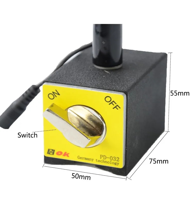 Magnetic Base Illuminated Magnifier with Adjustable LED Lights - 127mm ...