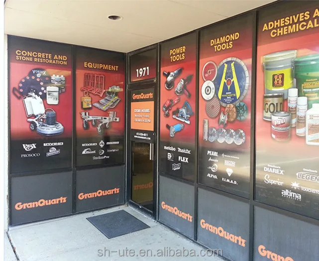 Outdoor Advertising Car Window Decal Glass Window Pvc Sticker - Buy ...