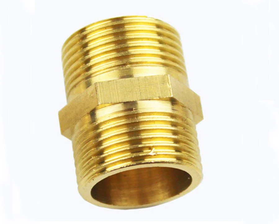 1 X 1 Inch Male Thread Npt Straight Pipe Connector Hex Nipple Fast ...