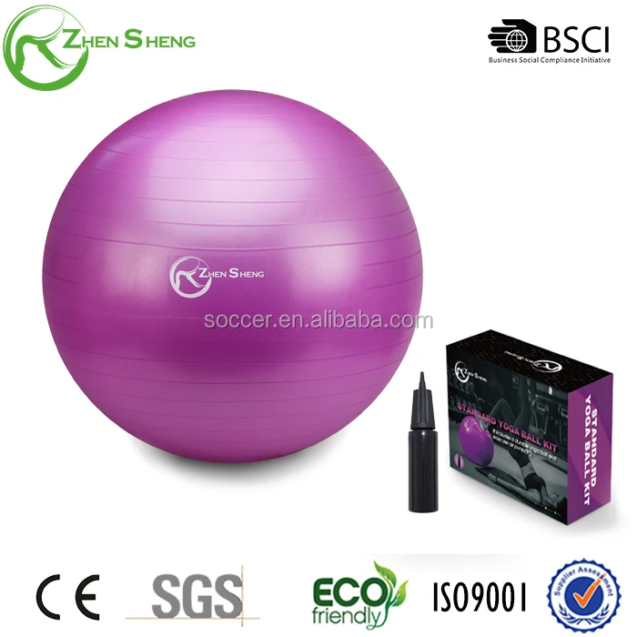 Zhensheng Factory Pvc White Yoga Exercise Fitness Gym Ball - Buy ...