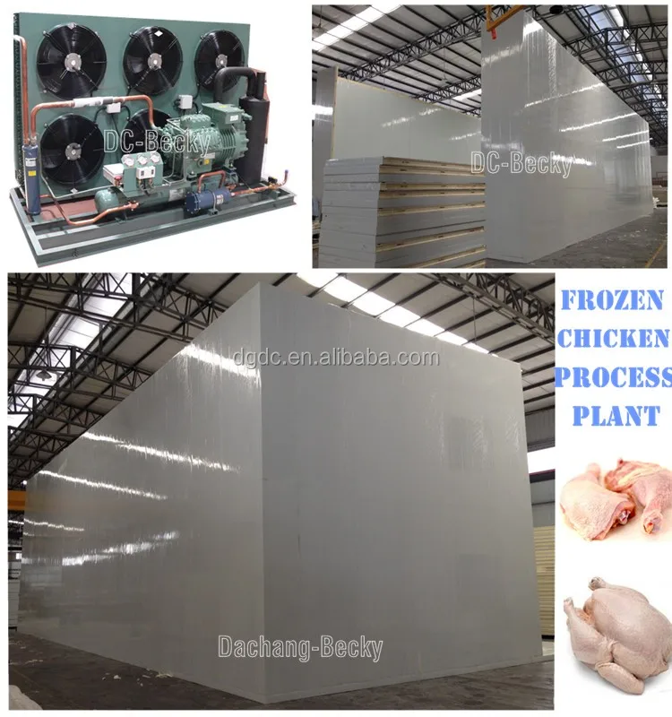 Frozen Chicken Processing Plant Refrigerator And Freezers Cold Room ...