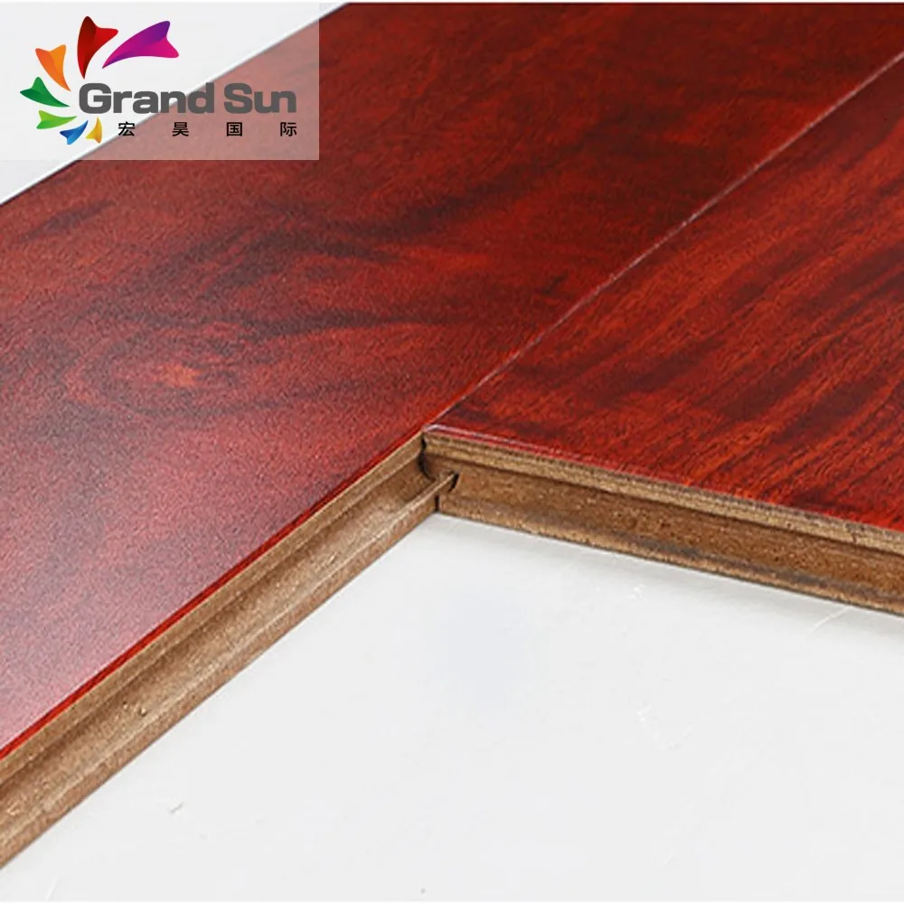 Red Cherry Wood Laminate Flooring - Durable & Stylish