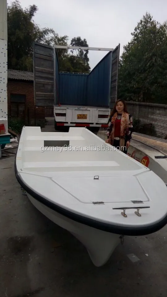 5m Fiberglass Fishing Boat (M-001) - Fast Rowing Boat for Sea, Lake, or ...