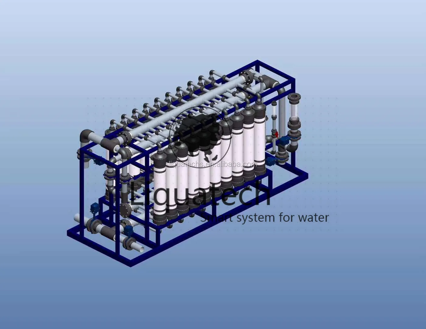 Advanced Plc Auto Integrated Water Purification Ultrafiltration ...