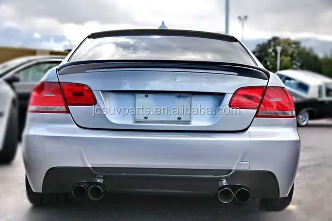 E92 M Sport Carbon Fiber Rear Trunk Spoiler Wing Lip For Bmw E92 Mtech ...
