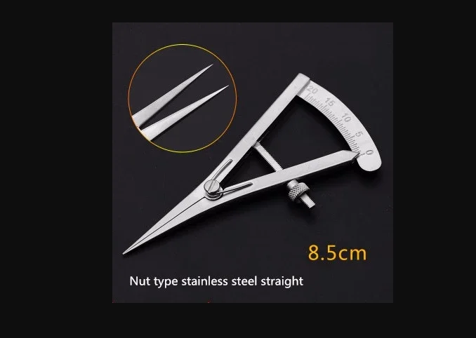 Ophthalmic Eye Surgical Instruments 8.5cm Eye Gauge Castroviejo Caliper ...
