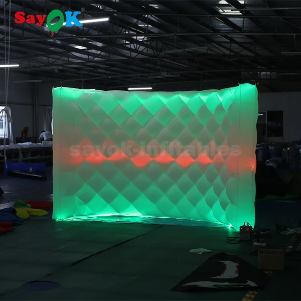Inflatable Spiral Shape Enclosure 360 Curved Led Background Wall ...