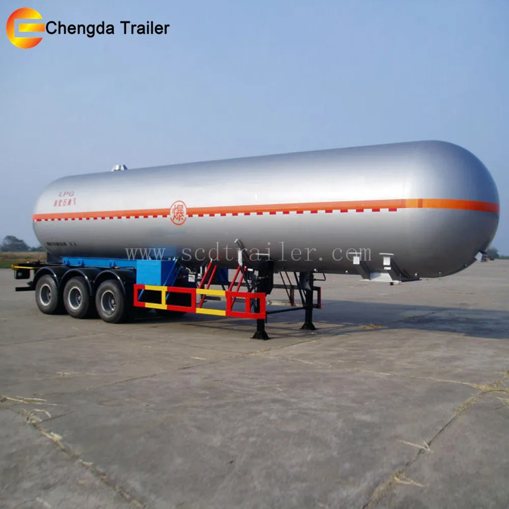 Factory Supply 58.5cbm Lpg Tank Trailer,The Biggest Lpg Trailer In The ...