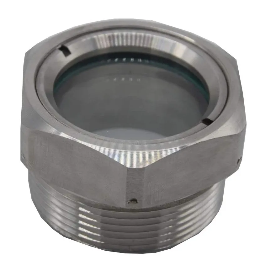 1 Inch Male Thread Brass Tempered Glass Oil Level Sight Glass