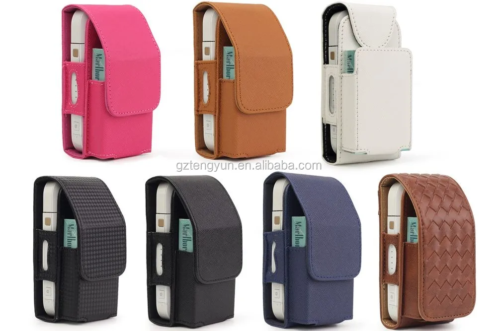2017 Vente Chaude En Cuir Cas Pour Iqos E-cigarette,Carry Case Pour ...
