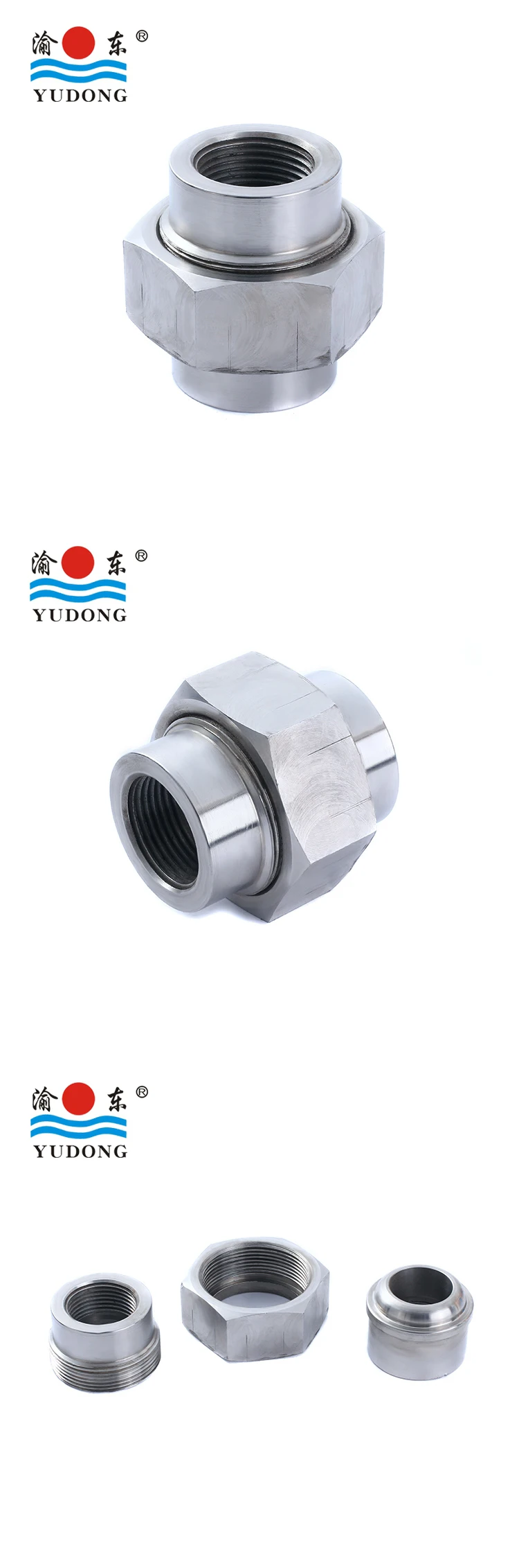 Astm B16.11 Mss-sp-97 Stainless Steel Pipe Fittings Bw/sw/npt Unions ...