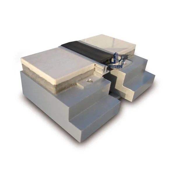 Aluminum Floor Rubber Insert Expansion Joint Concrete Slab In Building ...