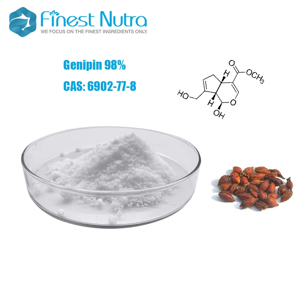 Hot Sale Genipin 98% for Tattoo Liquid Making - FINEST