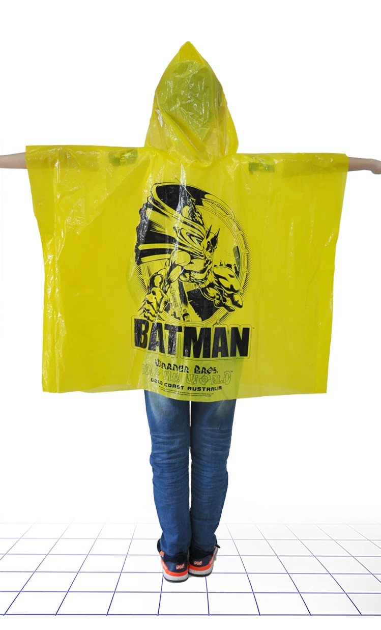 Custom Printed Rain Ponchos Plastic Pe Pvc Eva Raincoat Waterproof ...