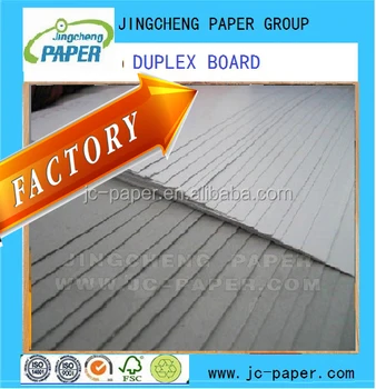 Duplex Board With Grey Back Gd2 Paper Board - Buy Duplex Board Paper ...