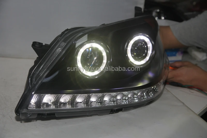 Upgrade Toyota Mark II GX110 Headlights with LED Black Housing