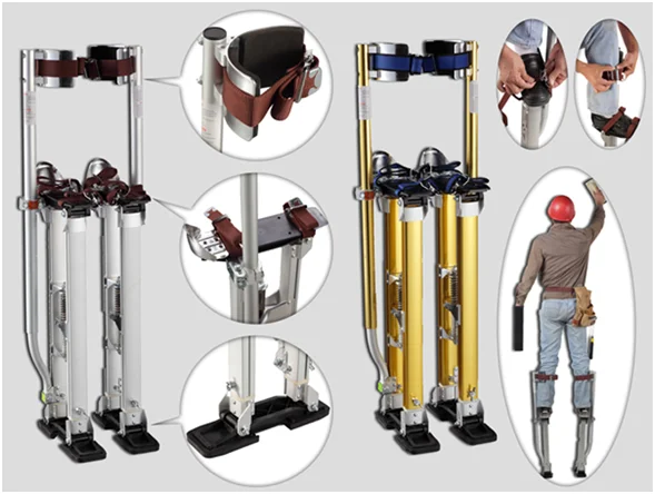 Construction Stilts Drywall Plastering Tools 2440 Drywall Stilts Walker ...