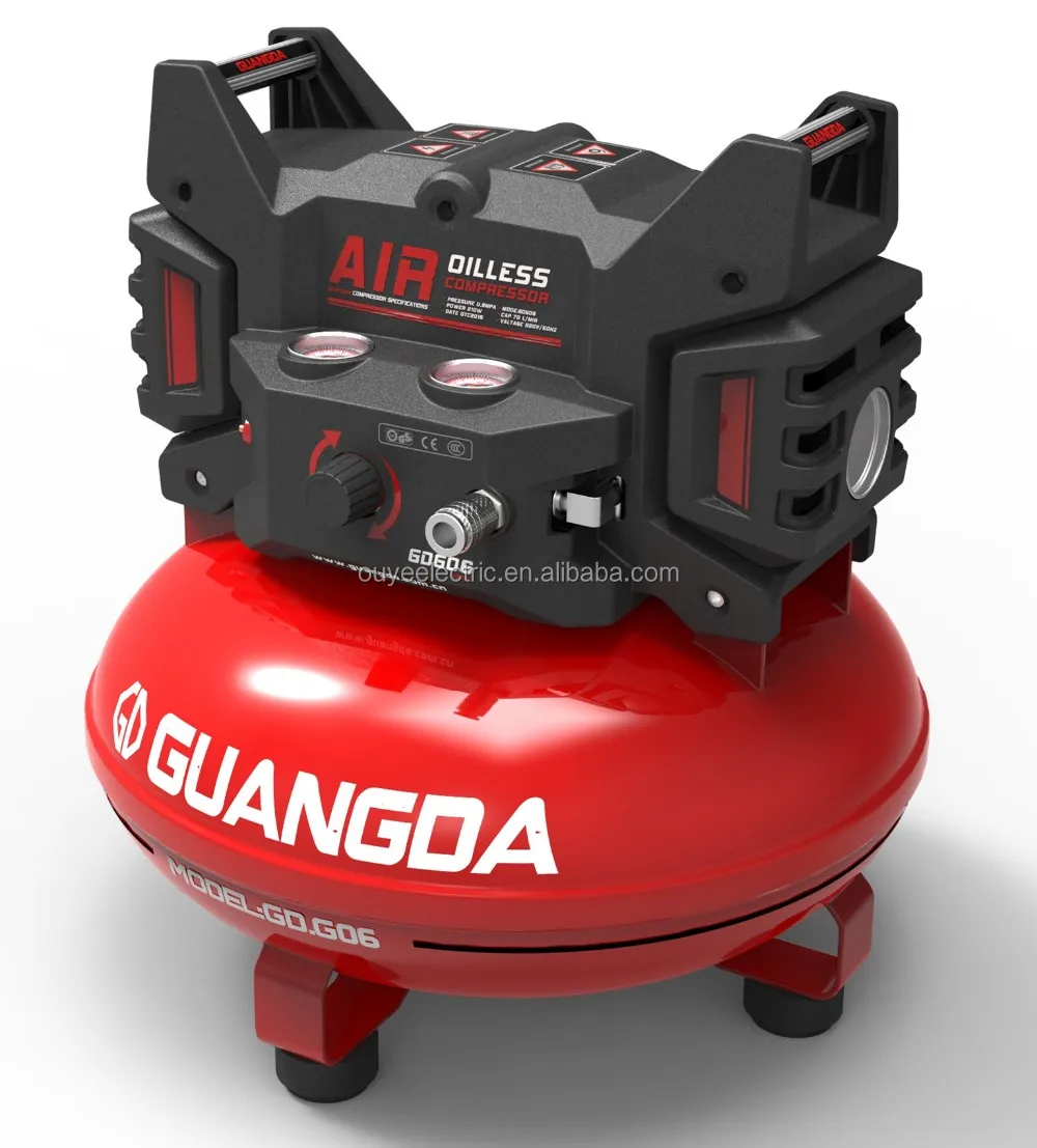 6l 210w Oilless Air Compressor Gd-g06c - Buy 6l Air Compressor,Oilless ...