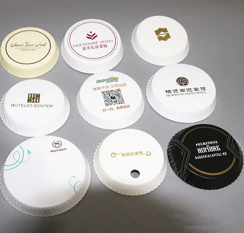 Oem Factory Sell Customized Hotel Drinking Paper Glass Cover Dia6cm ...