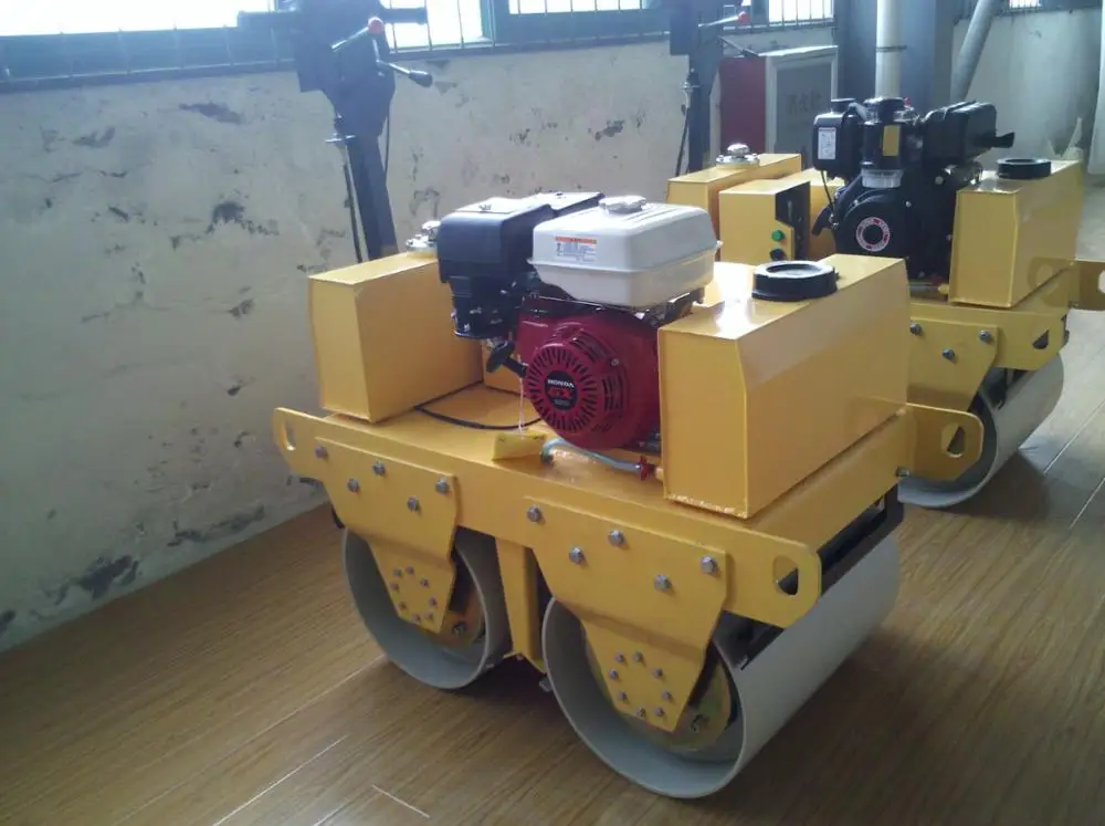 Competitive Price Mini Road Roller Compactor Walk Behind Baby Roller ...