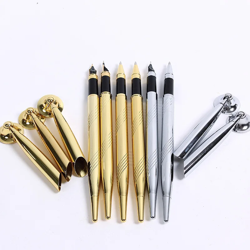 Office Desktop Accessories Heavy Stand Table Pen Set Exquisite Swivel ...