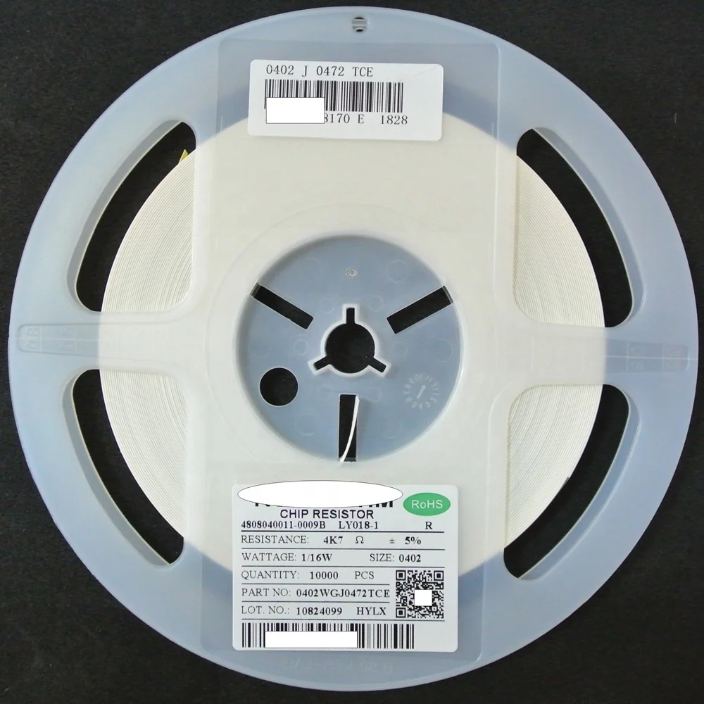 1k Ohm Smd Chip Resistor 0402 1/16w 5% J 1kohm 1kr 0402wgj0102tce - Buy ...