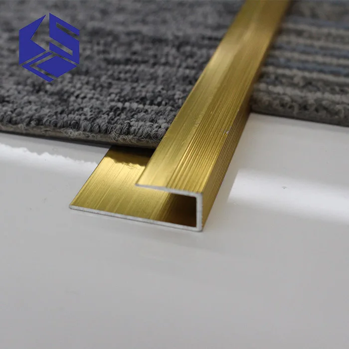 Floor Transition Cover Strip Metal Gold Aluminum Strips