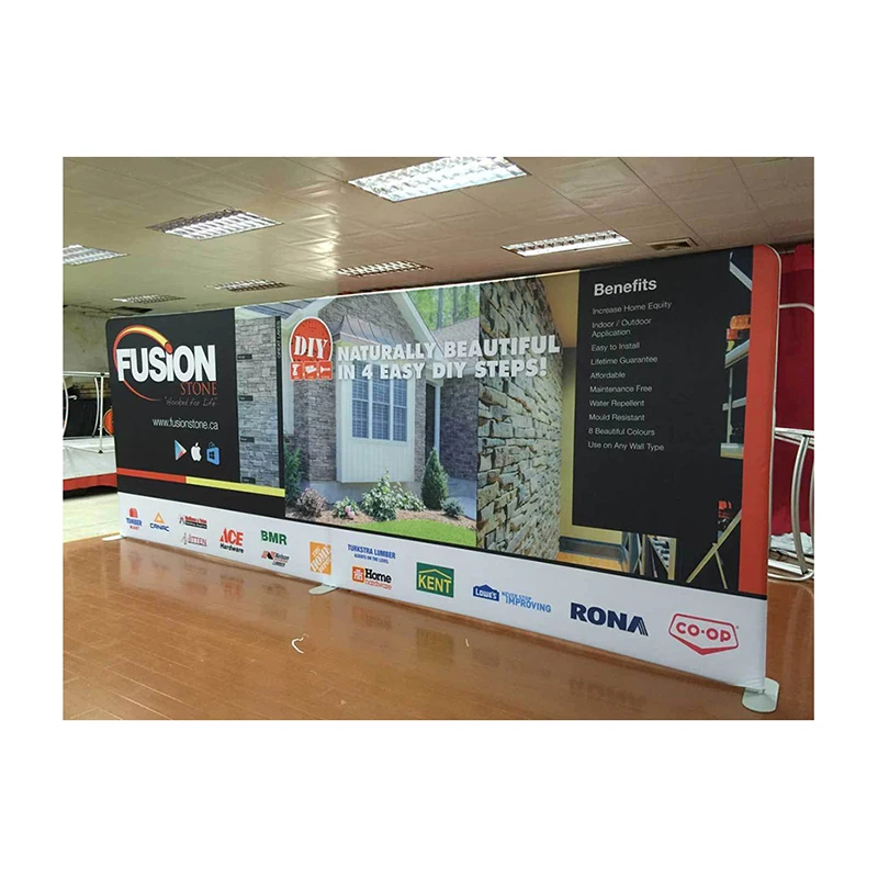 Custom Tension Fabric Exhibition Display - Lightweight & Foldable