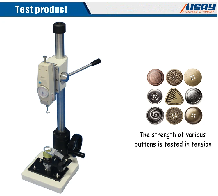 High Quality Button Pull Test Machine Snap Button Tester Price - Buy ...