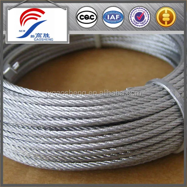 6x7+fc 3/16'' Galvanized Steel Wire Cable & Rope - Buy 3/16'' Wire Rope ...