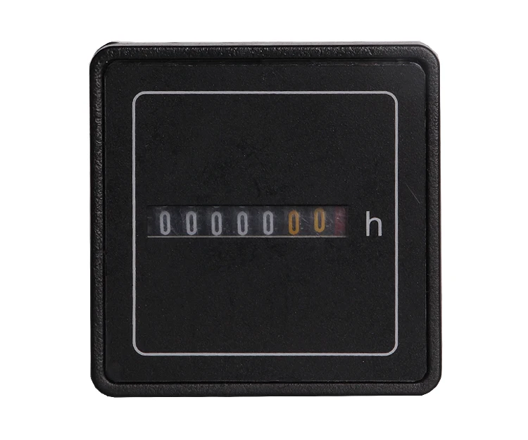 Hm-2fd 55x55mm Industrial Panel Hour Counter Mechanical Ac110v Ac220v 50hz 60hz Dc10-60v 0-99999 ...