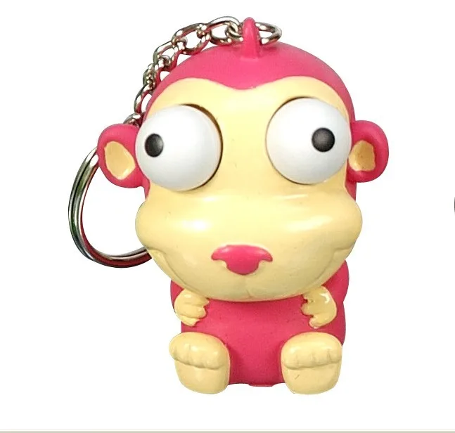 Monkey Rubber 3d Mini Pvc Keychain,Soft Vinyl Promotion Keychains,Cheap ...