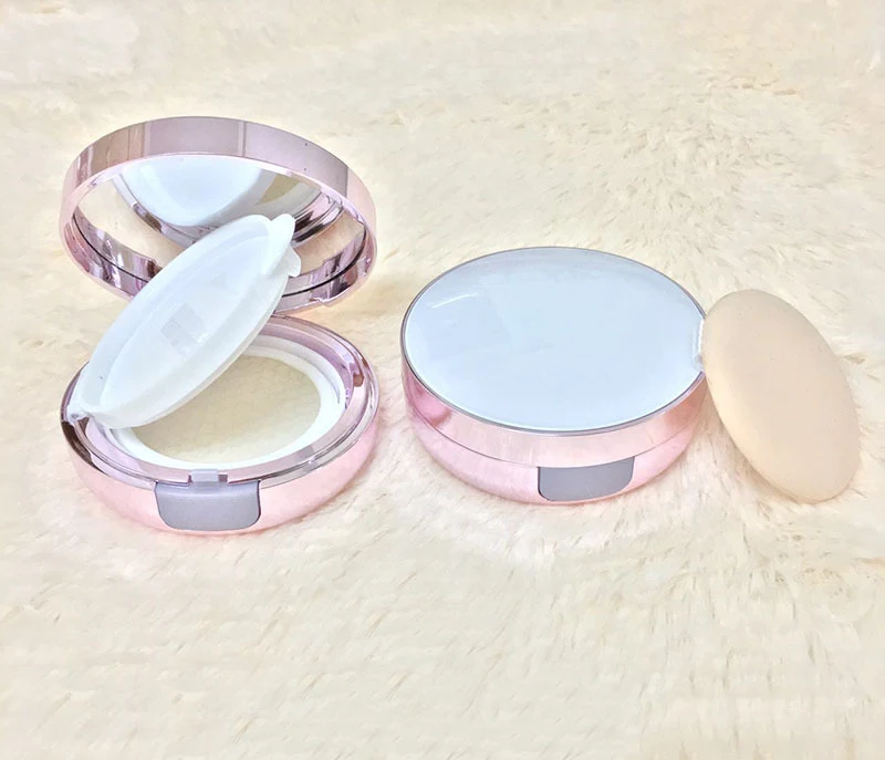 Empty Pressed Puff Powder Case Box Compact - Buy Powder Puff Box ...