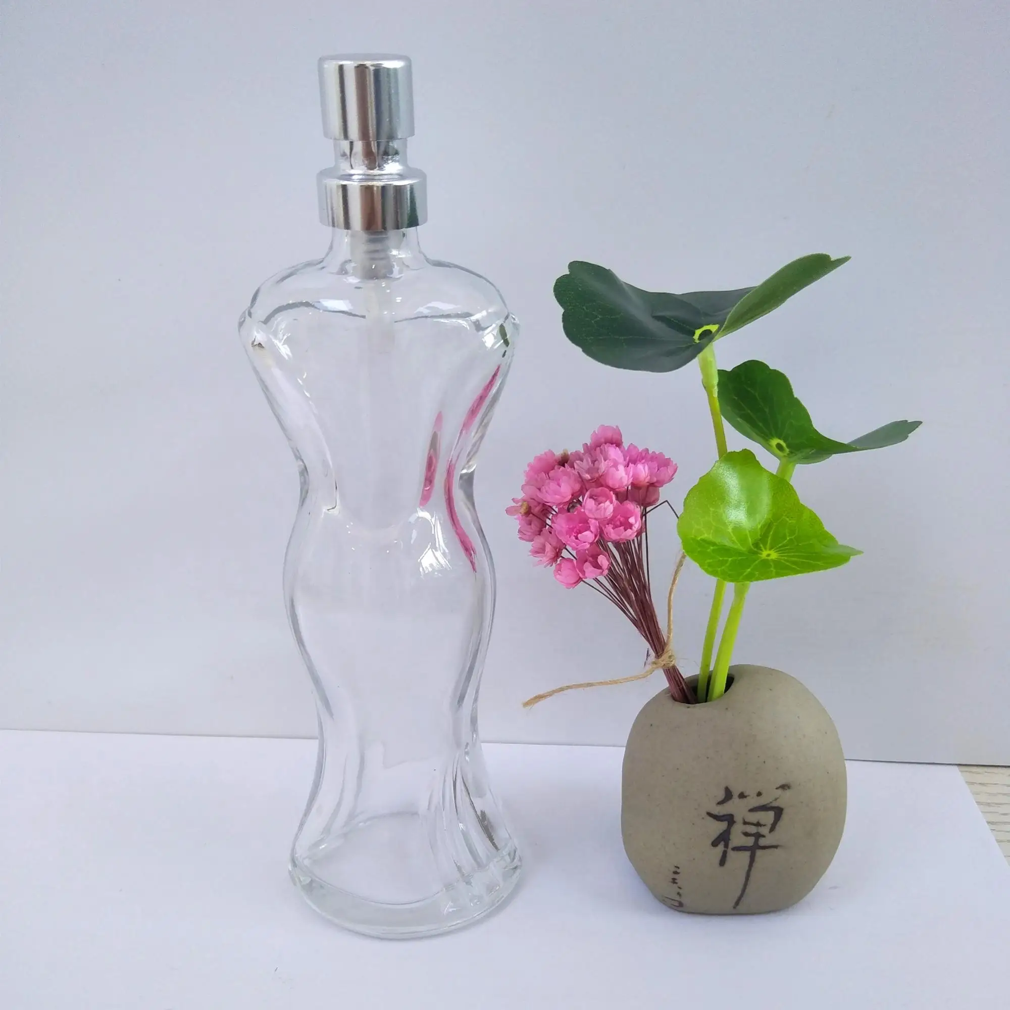 Elegant Women Special Shape Glass Perfume Bottle - Buy 50ml Sexy Woman ...