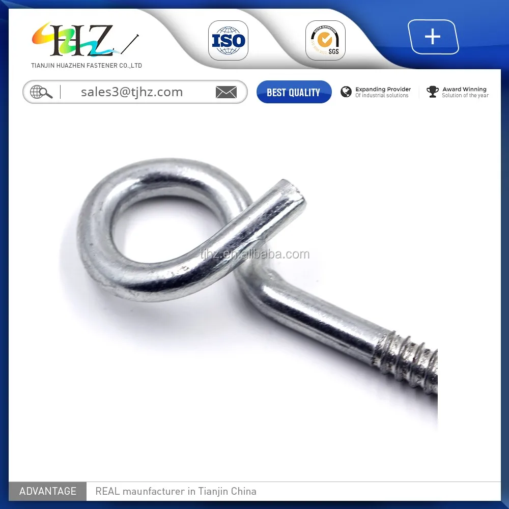 Black Steel Pigtail Screw Bolt With Self Tapping Thread M2 M3 M4 M5 M6 ...