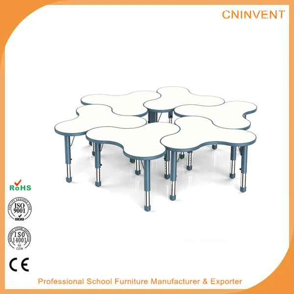 Kids Simple Design U Shape Table And Chair Set For Children Studying ...