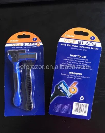 Disposable Razor With Six Blades - Buy Six Blades Razor,Six Blades ...