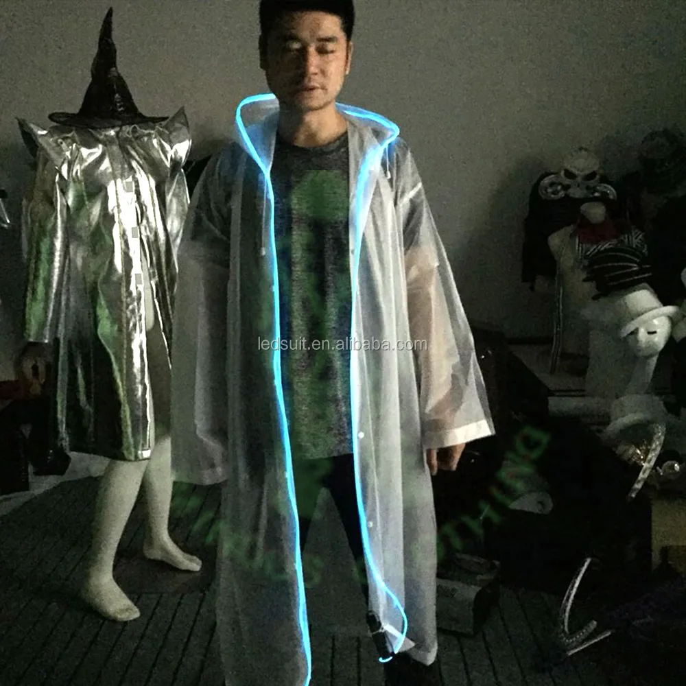 LED Luminous Raincoat Jacket - Perfect for Outdoor Events