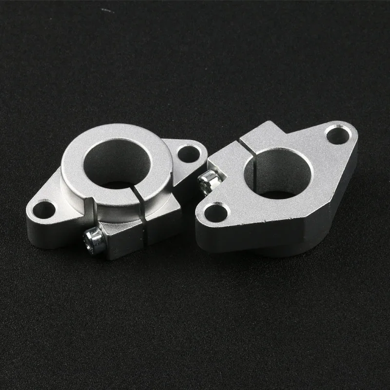 Shf16 - 2 Pieces Of Shf Shaft Holder Linear Rail Shaft Guide Support ...