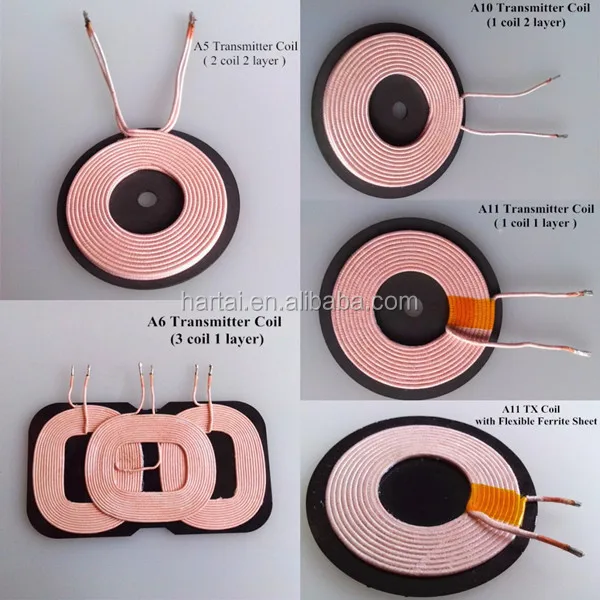 Wpc Tx Coil Rx Coil Qi Wireless Charging Coil For Wireless Power ...