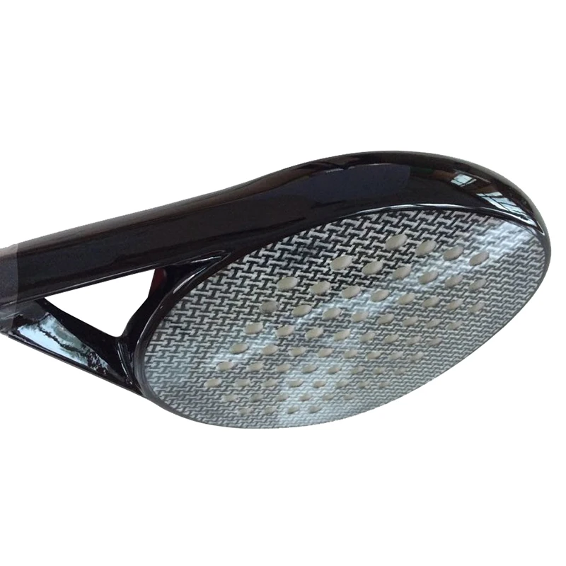 2026 OEM High Quality Round Carbon Fiber Padel Racket with Custom Logo ...