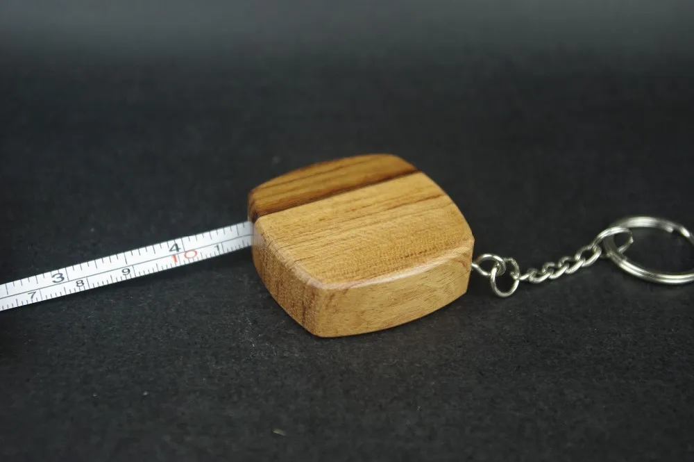 Custom Mini Wood Promotional Tape Measure 1m With Logo Best Wholesale ...
